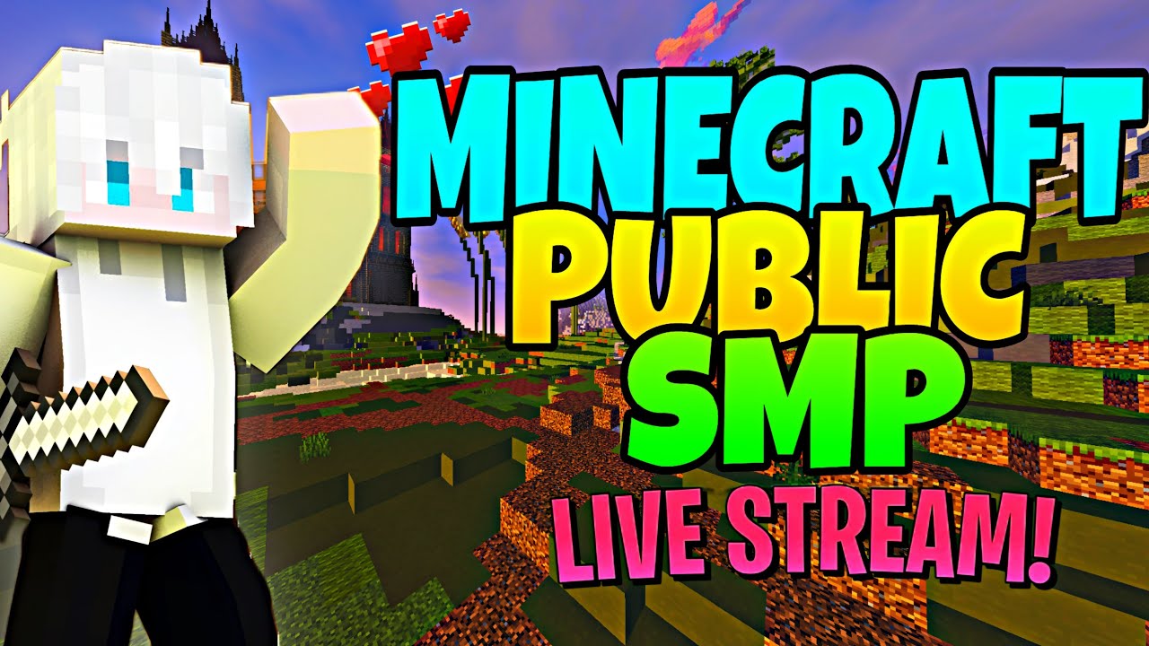 Minecraft Public Survival SMP 🤯 | 24/7 Online Java + Bedrock/Pe SMP ...