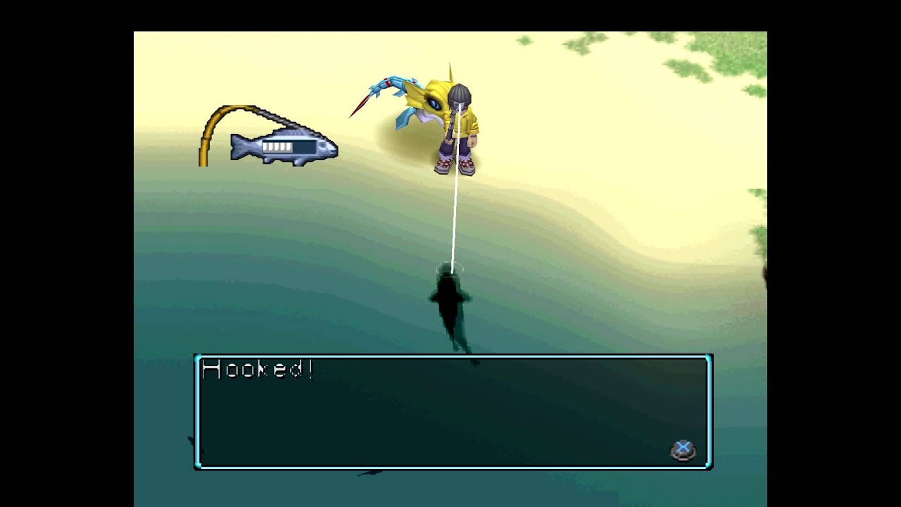 Digimon World - 100 Fish Fished 1080p - YouTube