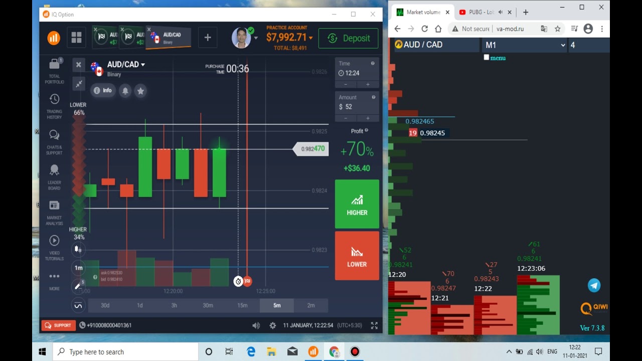 iq option compound trading ll va mod ru volume analysis ll 10$ to 145 ...
