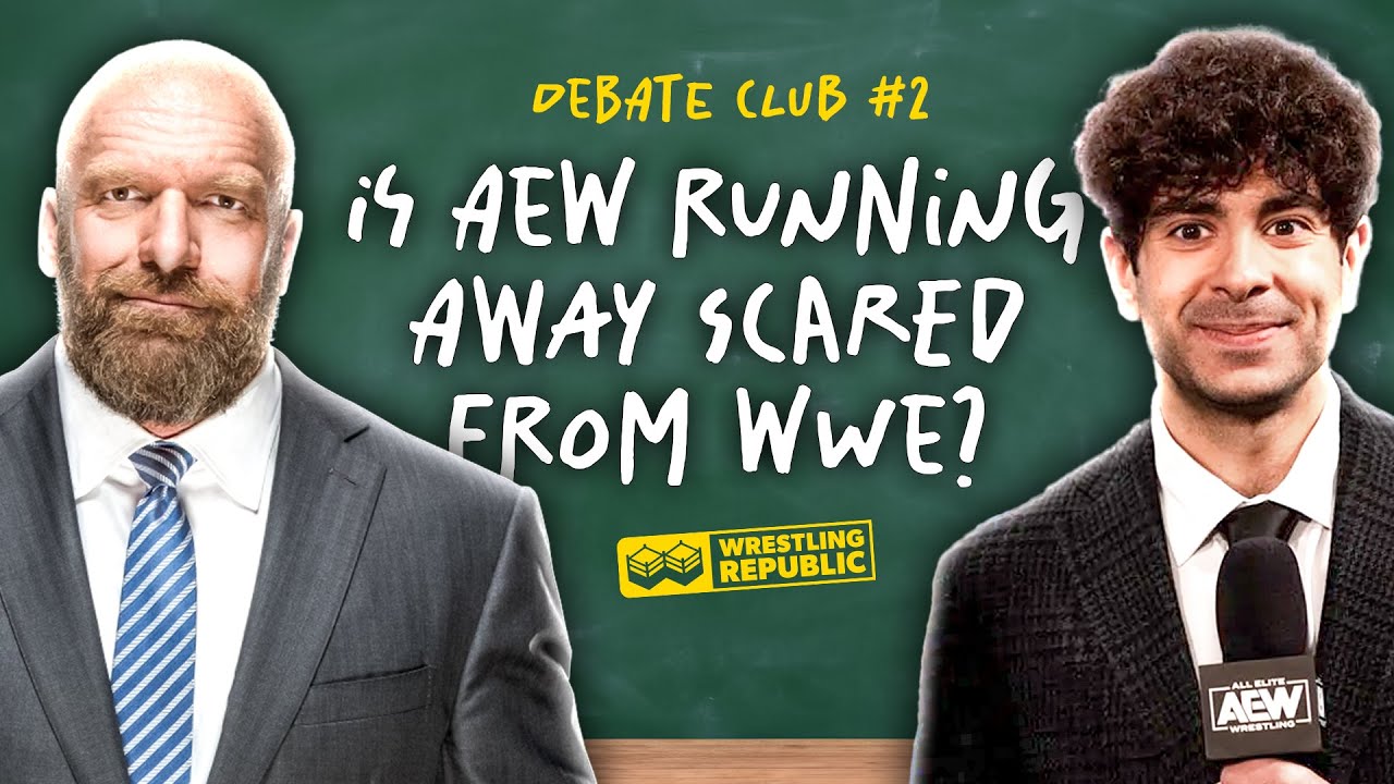 Is AEW Running SCARED From WWE? | Wrestling Republic Debate - YouTube