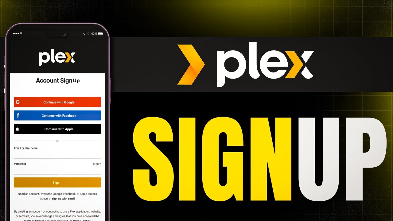 How to Sign Up For Plex (Step-by-Step) - YouTube