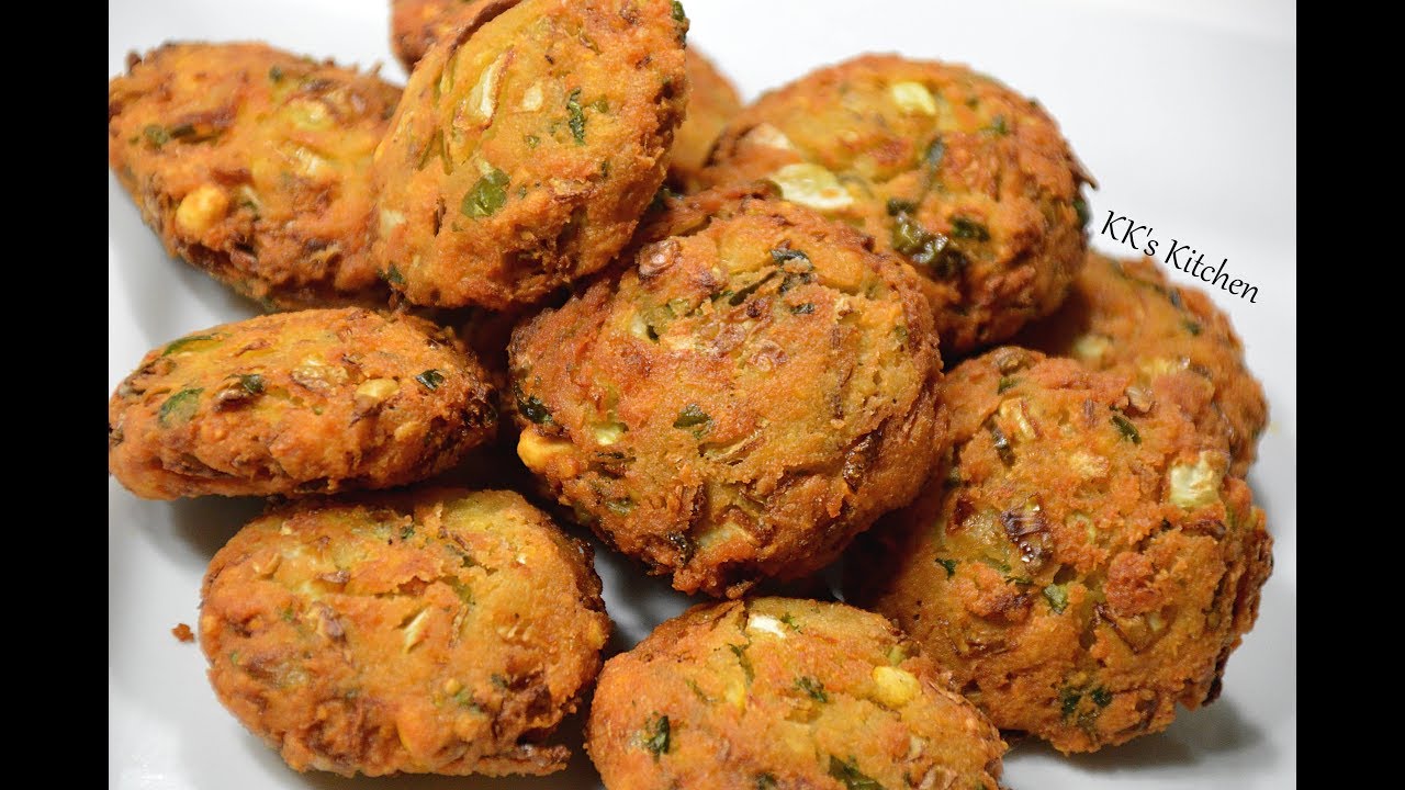 Cabbage Vada I Chana dal cabbage vada | Tea time snack recipe | South ...