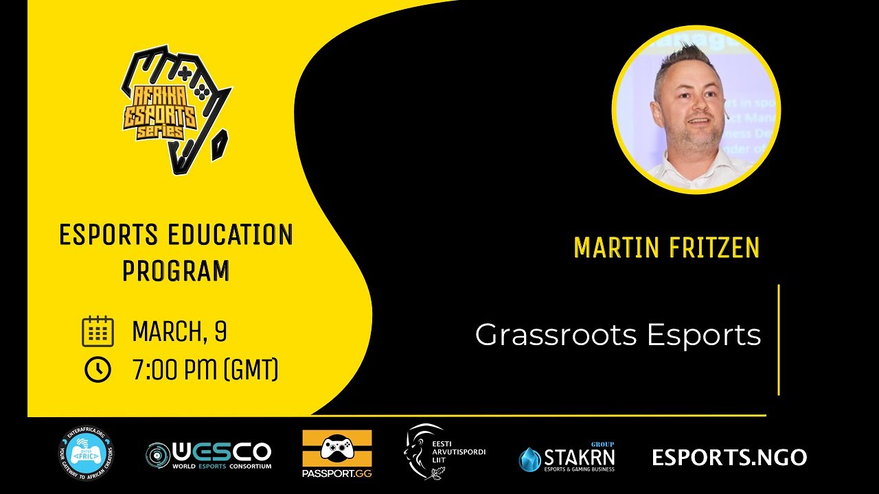 AES - Esports Education - Grassroots Esports - Martin Fritzen - YouTube
