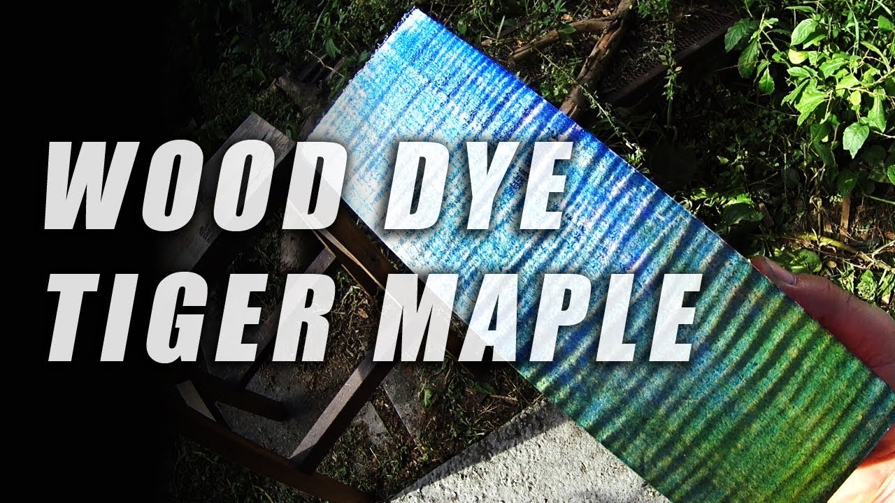 Escagedo - Wood Dye Tiger Maple Samples - YouTube