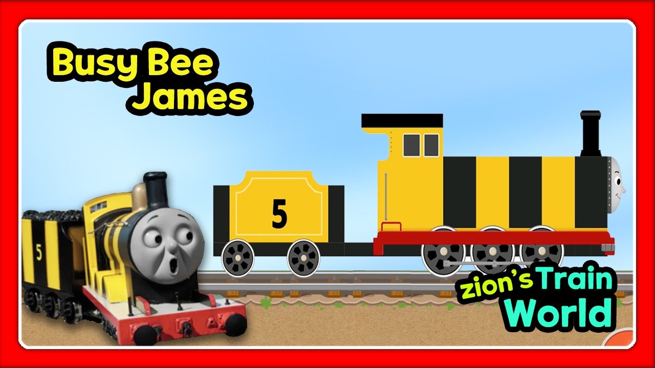 Labo Brick Train #40 James the Red Engine - YouTube