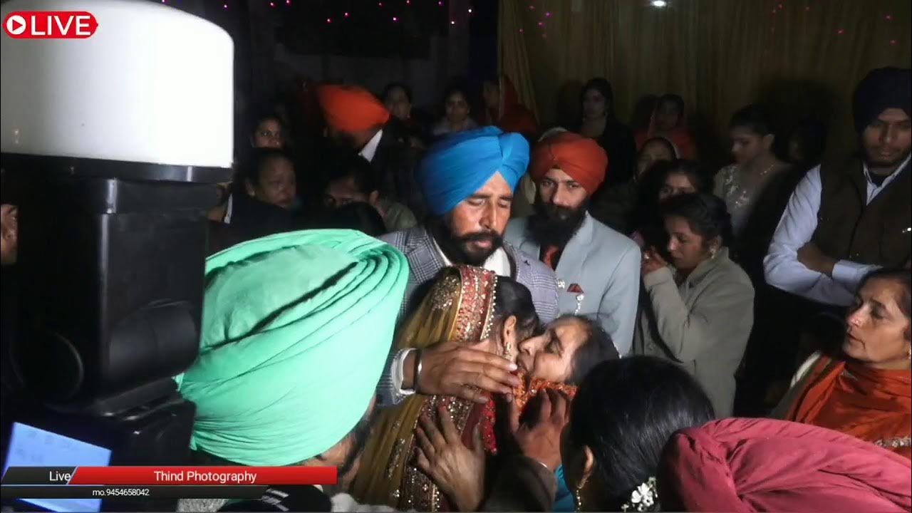 Live on Wedding Ceremony Harpreet Kaur & Manpreet Singh... - YouTube