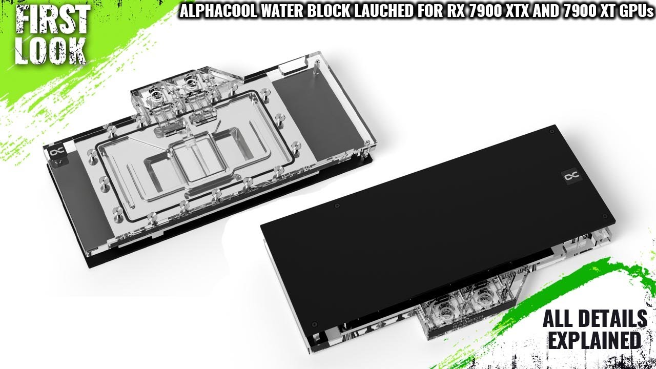 Alphacool Eisblock Aurora Acryl Launched For Radeon RX 7900 XTX And ...