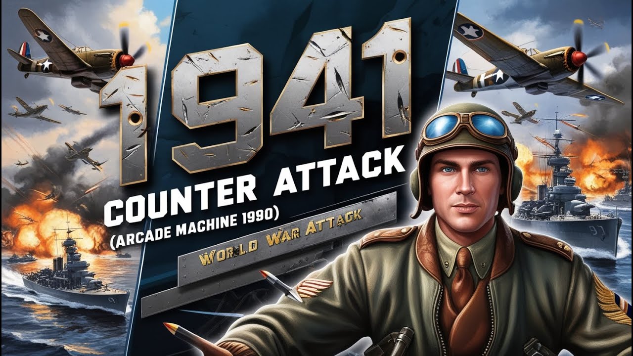 1941: Counter Attack (Arcade Machine 1990) - YouTube