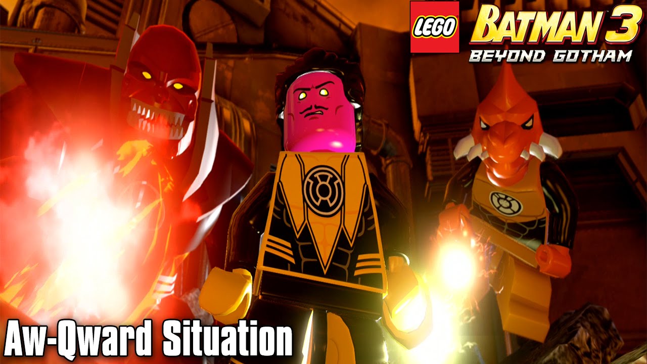 Lego Batman 3 Beyond Gotham Walkthrough Mission 14 Aw-Qward Situation ...