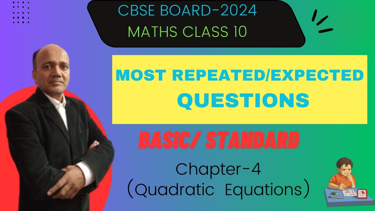 most repeated/ expected questions in maths for class 10 chapter 4 quad ...