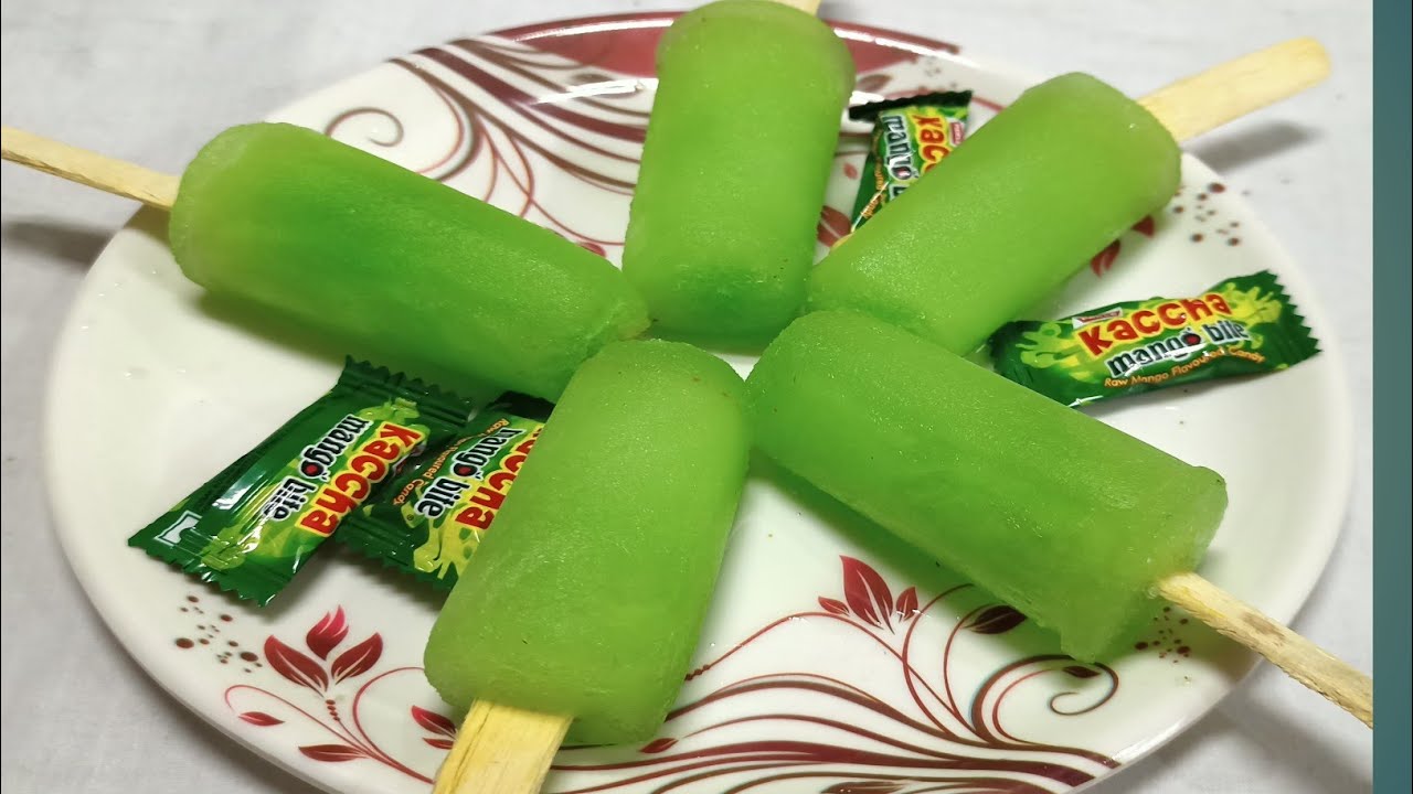 Kaccha Mango bite Ice Cream Recipe| आइसक्रीम बनाने का तरीका - YouTube