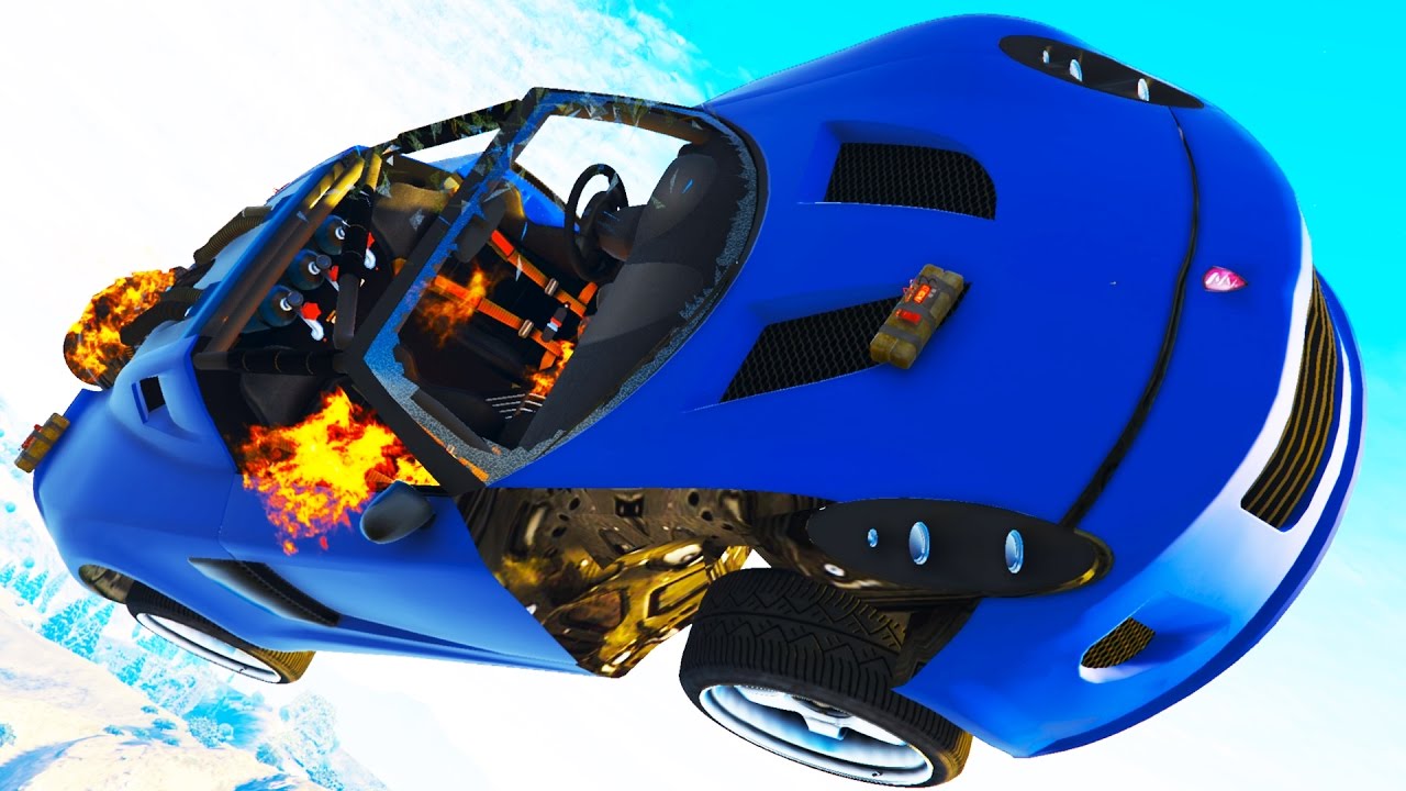 VOM GRÖßTEN BERG DER WELT MIT DEM AUTO FLIEGEN! - YouTube