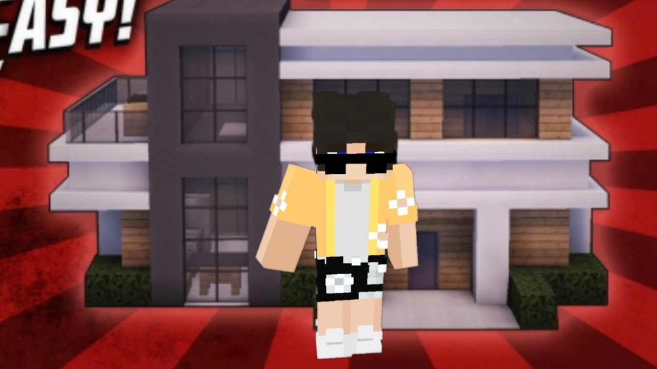 I build the realistic modern House In this Minecraft Smp - YouTube
