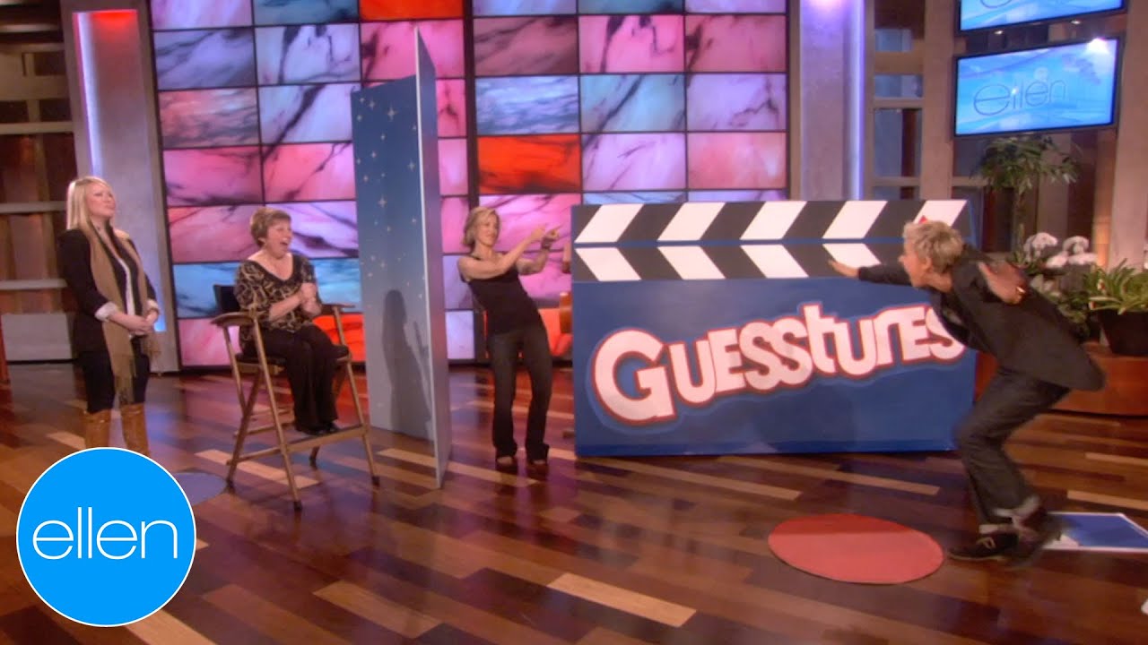 Felicity Huffman and Ellen Play Guesstures (Season 7) - YouTube