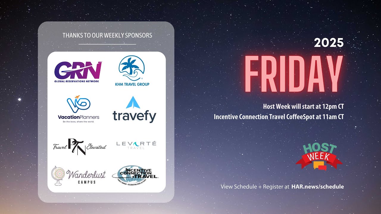 🎉2025 Host Week --- Friday, Jan 31st - YouTube