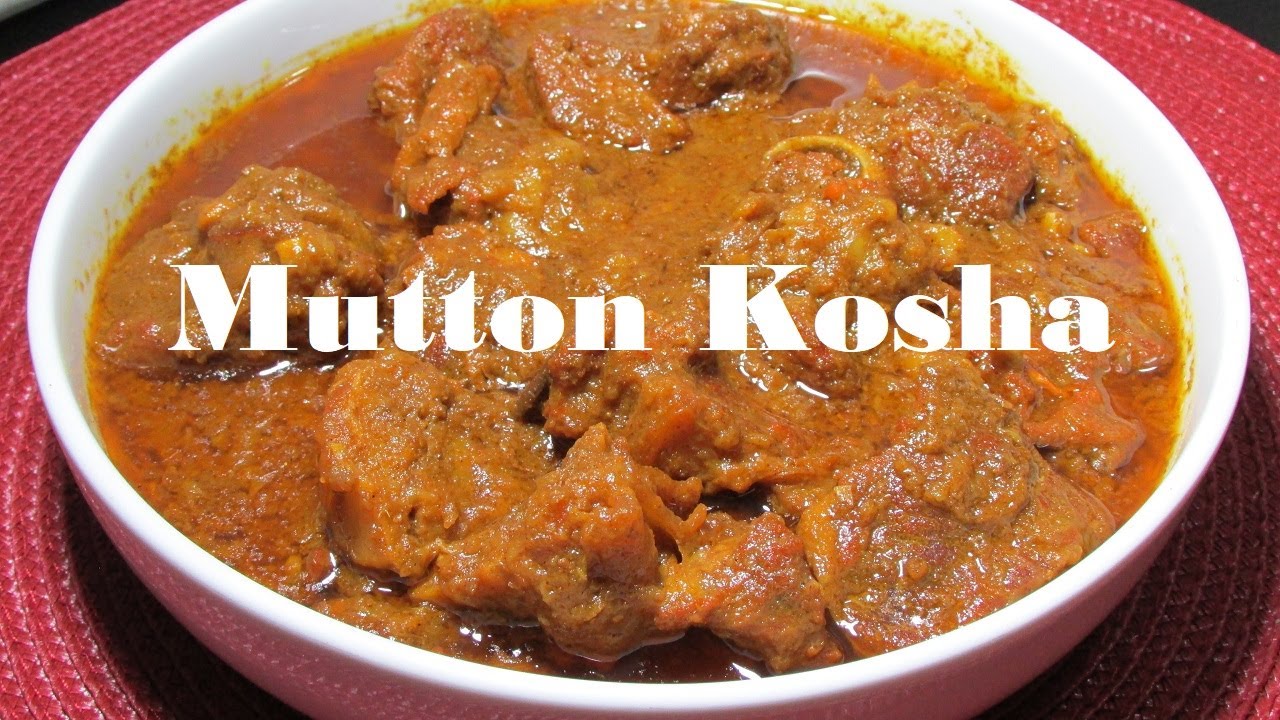 Mutton Kosha Bengali Recipe | মটন কষা রেসিপি || Kasha Mangsho | Bengali ...