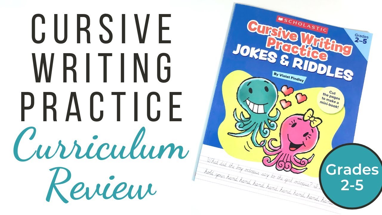 Cursive Writing Practice Workbook Review - YouTube