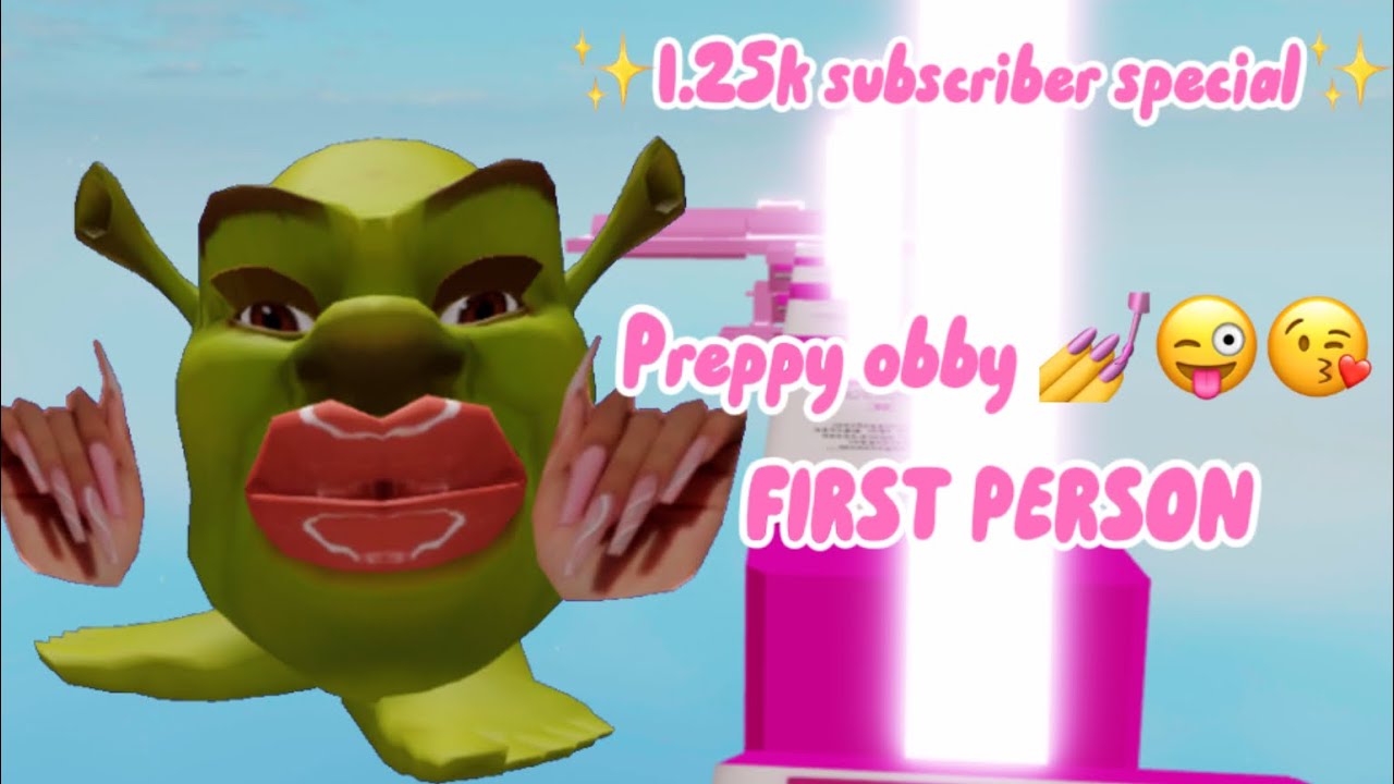 🎀1.25K SUB SPECIAL🎀 PREPPY OBBY IN FIRST PERSON - YouTube