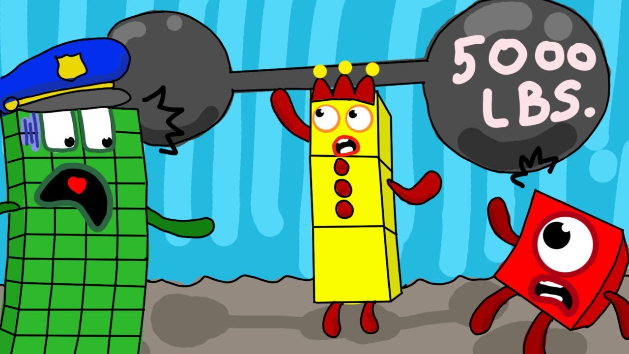 Numberblocks 3 is stronger | Numberblocks fanmade coloring story - YouTube