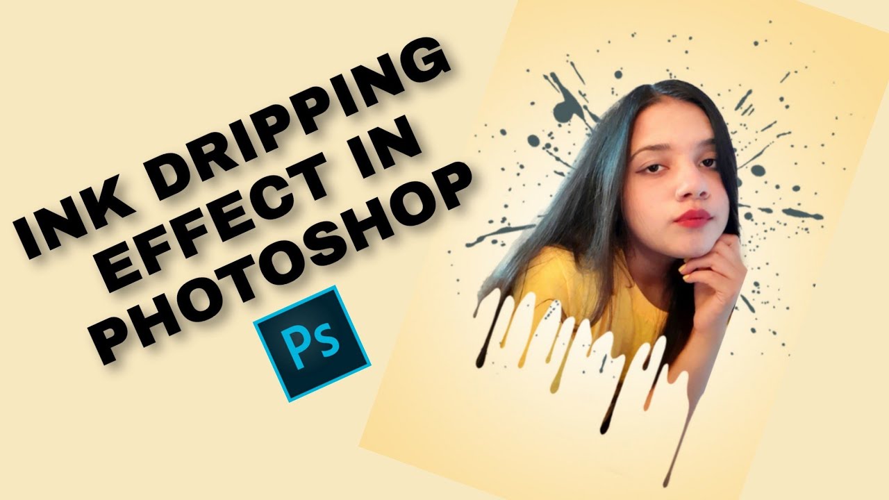 Ink Dripping Splatter Effect in Photoshop | Step by Step Tutorial (1 ...