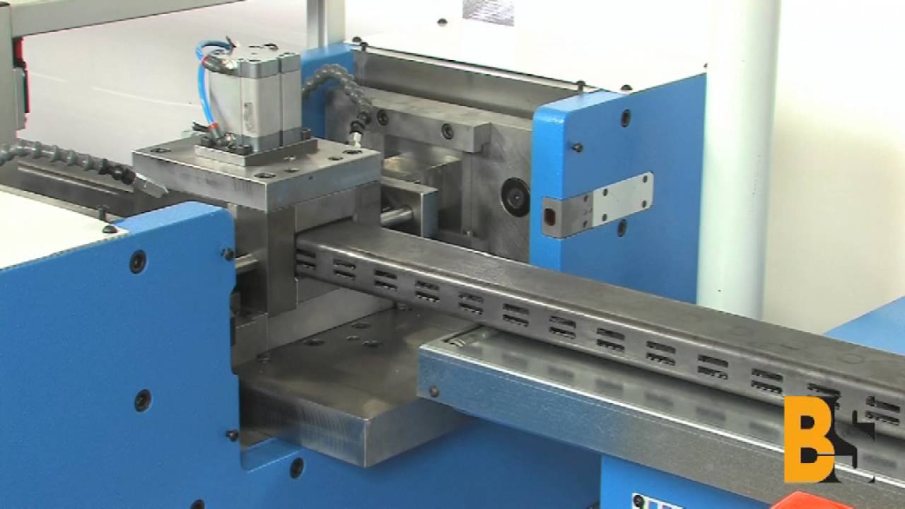 Automatic punching machine BS P80 2C - YouTube