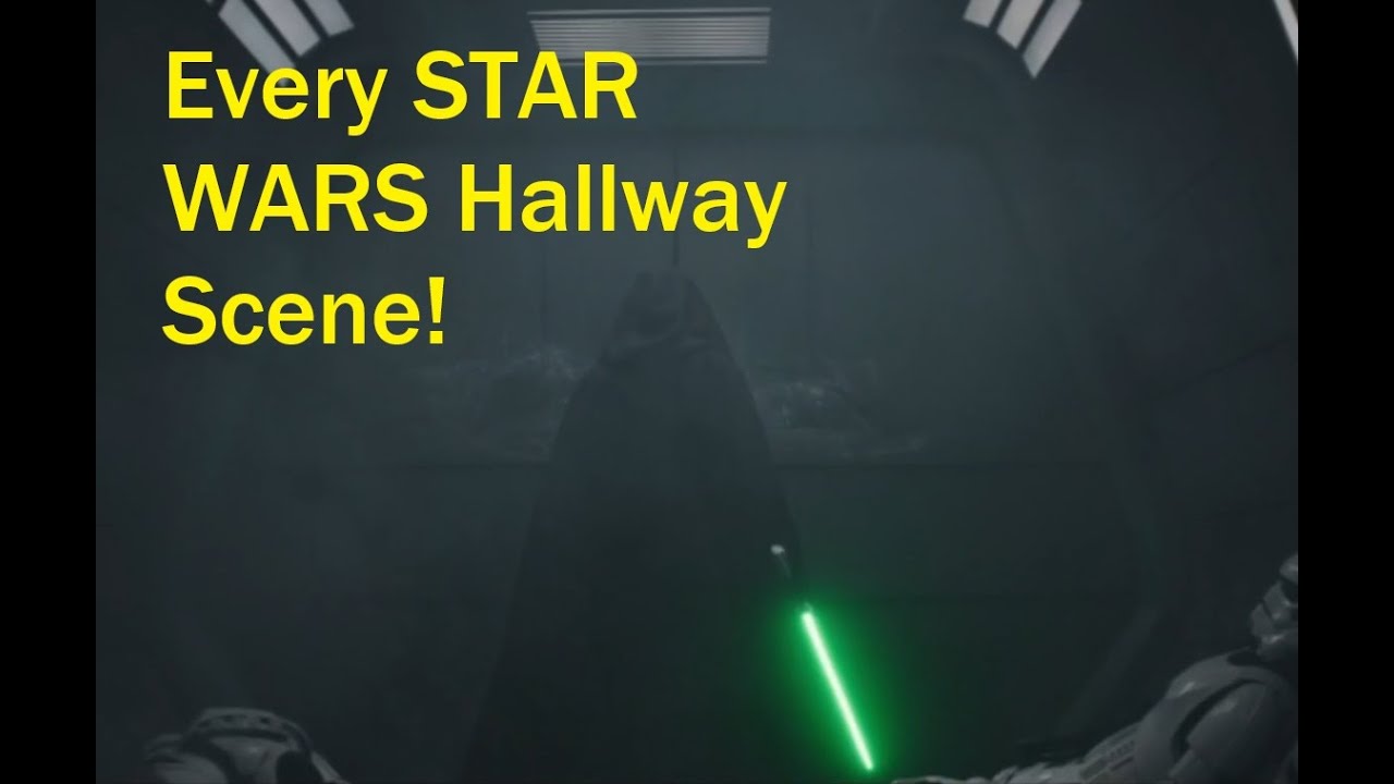 Every STAR WARS Hallway Scene - YouTube