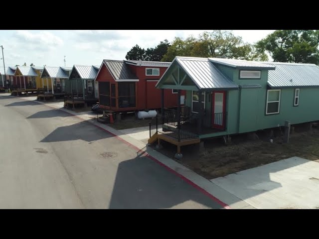 First Tiny Home Village Austin Tiny Houses In Austin Are Helping The