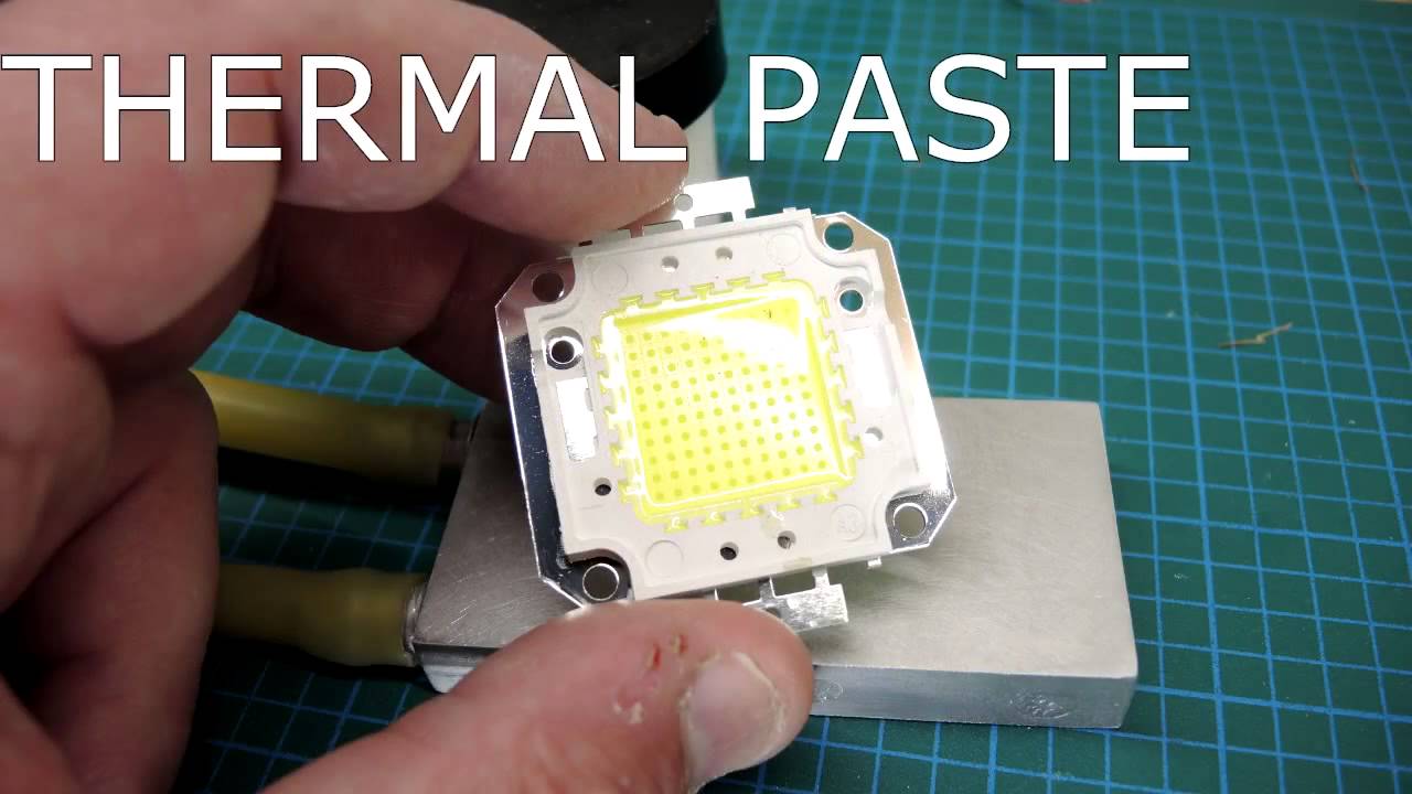 100 Watt LED Module and Waterblock Cooling - YouTube