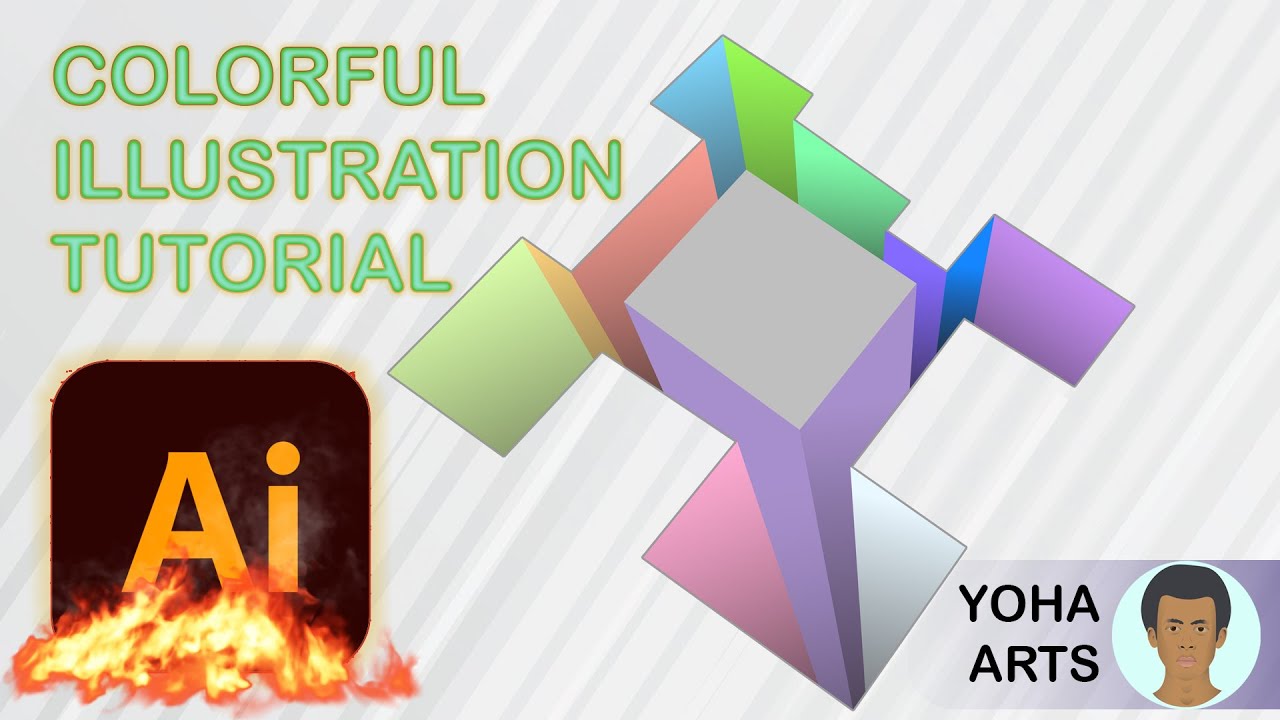 How to make Building illustration tutorial - YouTube