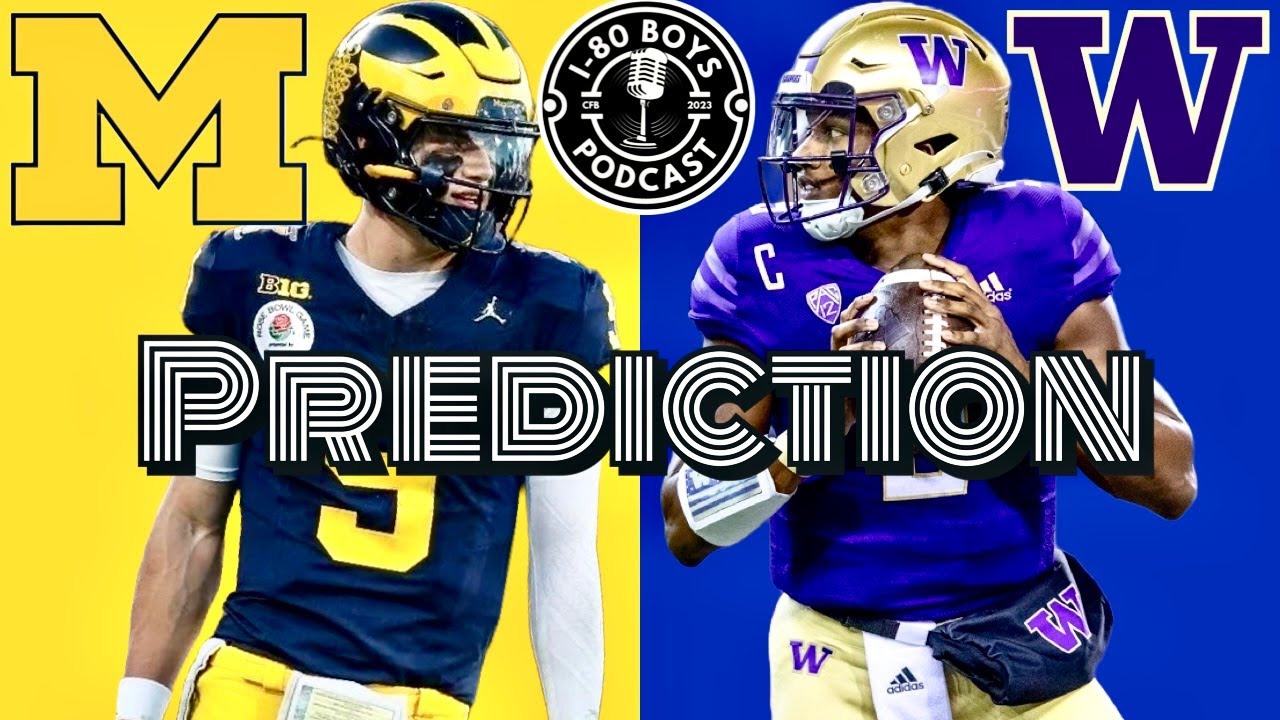 NATIONAL CHAMPIONSHIP: WASHINGTON HUSKIES VS MICHIGAN WOLVERINES ...