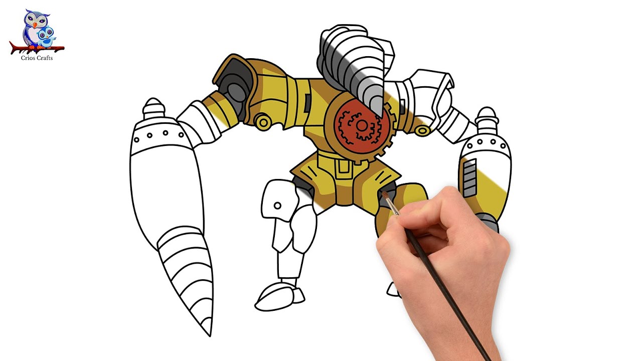 How to Draw Titan Drill Man Skibidi - Step by Step - YouTube