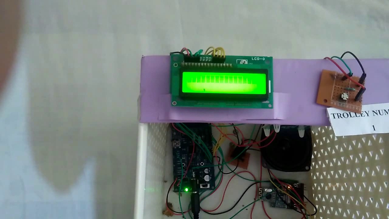 Wireless Smart Trolley For Shopping Malls Using ZIGBEE - YouTube