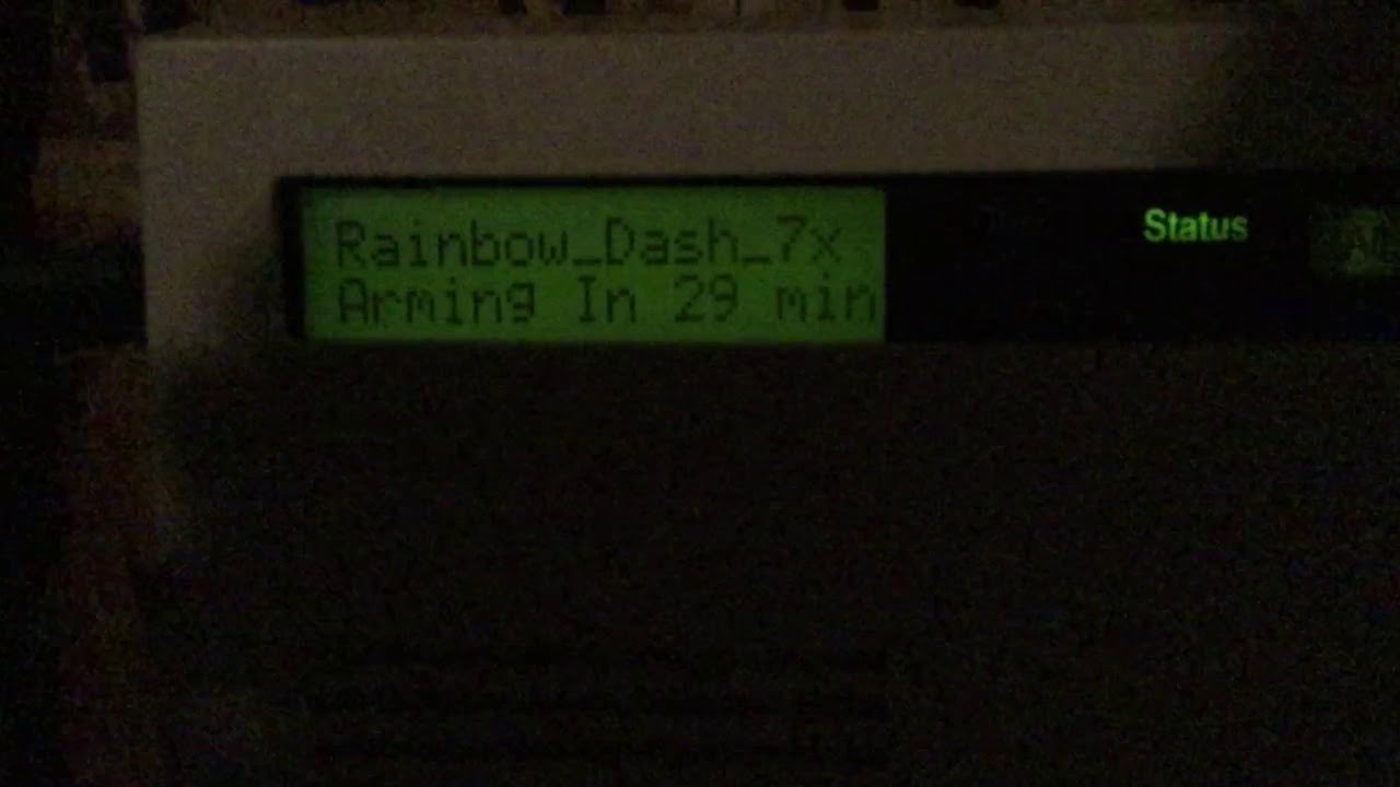 Radionics D6412 Auto Arming Pre-Alert - YouTube