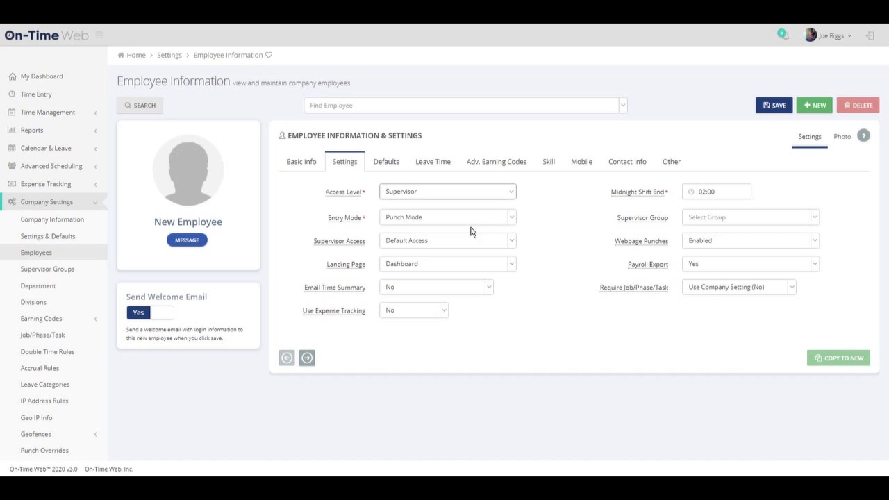 Setting Up Employees - Settings - YouTube