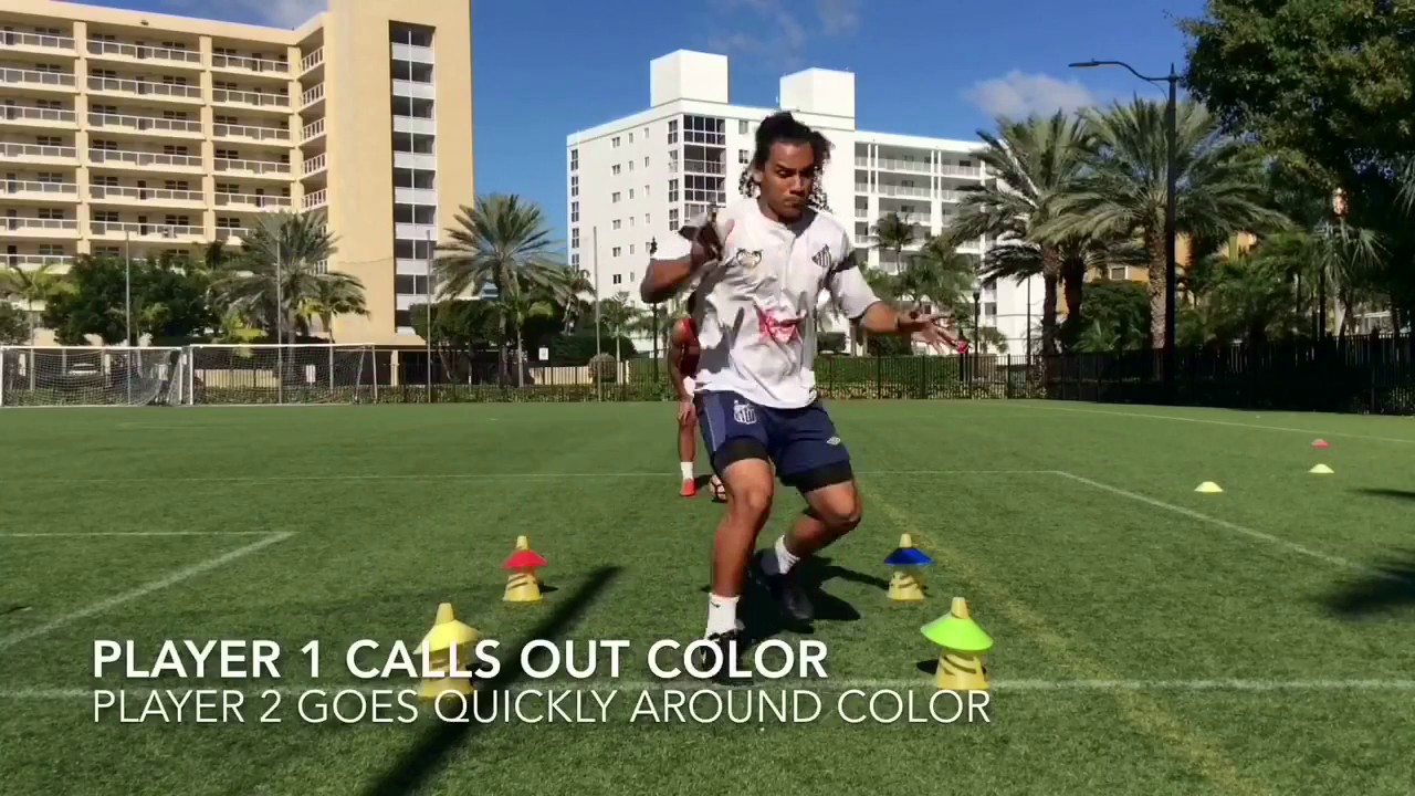 4 Cone Color Reaction Drill - YouTube