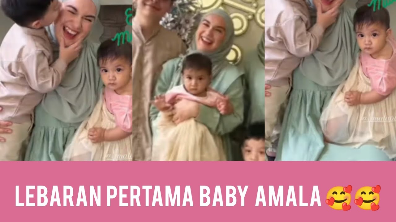 lebaran pertama baby amala 🥰🥰 - YouTube