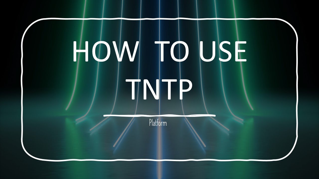 How to use TNTP Platform / LMS Session 2 - YouTube