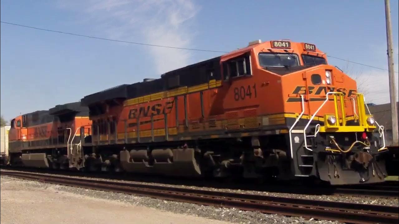 NS 264 & NS 265 @ LAPORTE, IN 4 27 23 NS 9932 CSX 4531 & BNSF 8041 BNSF 1106 - YouTube