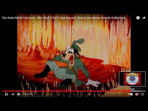 Tex Avery - Blitz Wolf End Title (1942) - YouTube