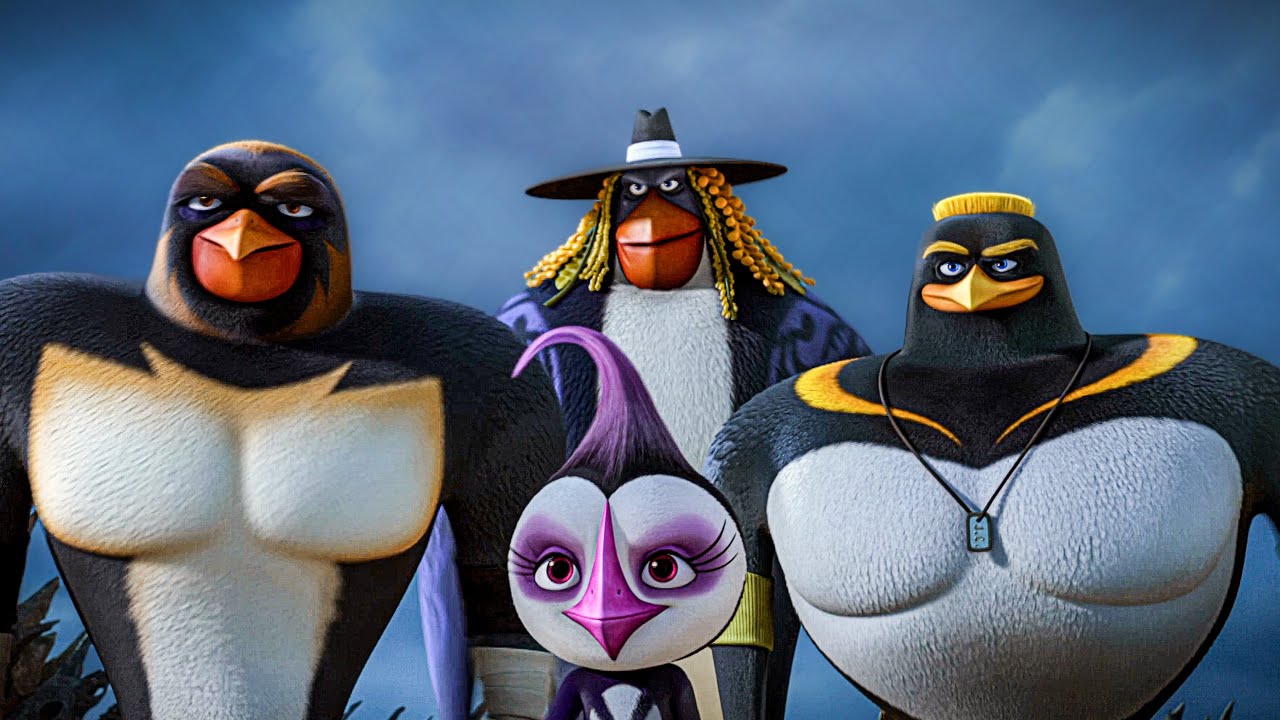 Extreme Penguin Surfers Take On Giant Waves | Surf's Up 2: WaveMania ...