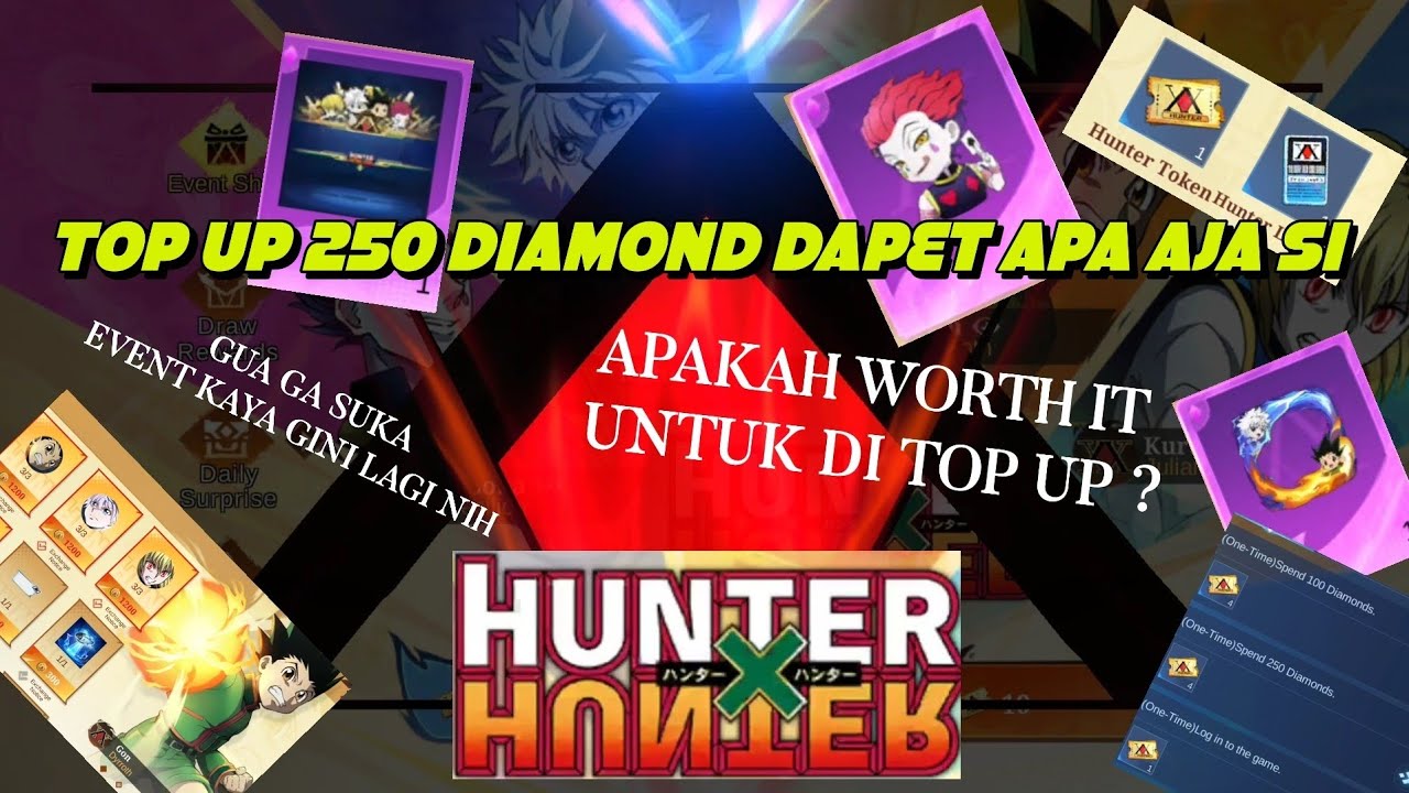 EVENT HUNTER X HUNTER PHASE 1 ? APAKAH WORTH IT UNTUK DI TOP UP ⁉️‼️ # ...