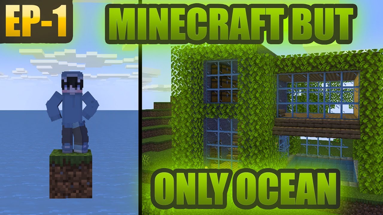 Minecraft But Ocean only | EP - 1 - YouTube