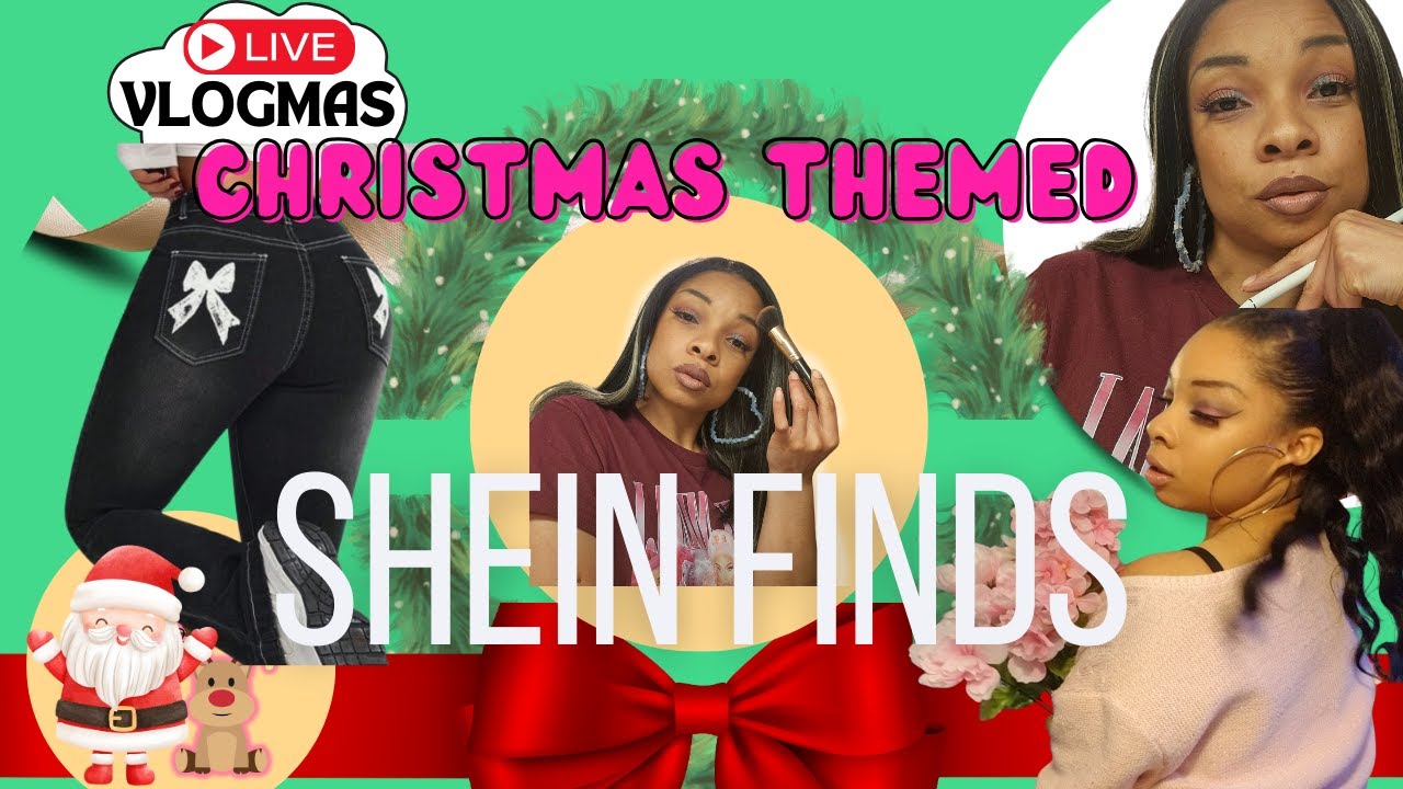 On The Twelve Day of VLOGMAS - Shein CHRISTMAS Shopping SPREE - SHEIN ...