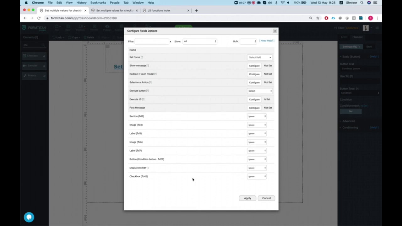Set value for Checkbox, Radio button and Dropdown - YouTube