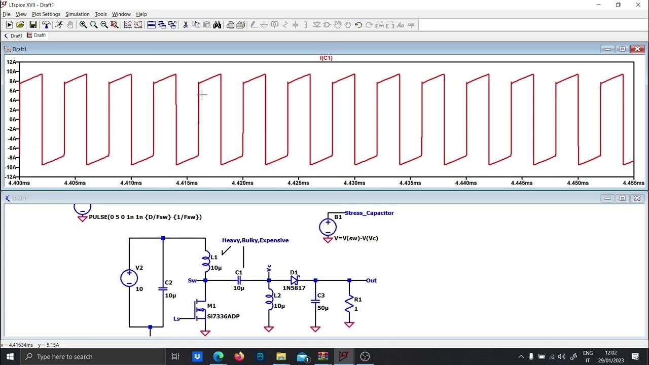 LTSPICE SEPIC DC-DC Converter, FFT and DC Filter - YouTube