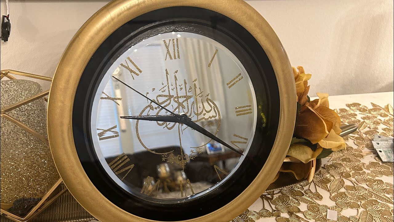Laser Engraved wall clock - YouTube
