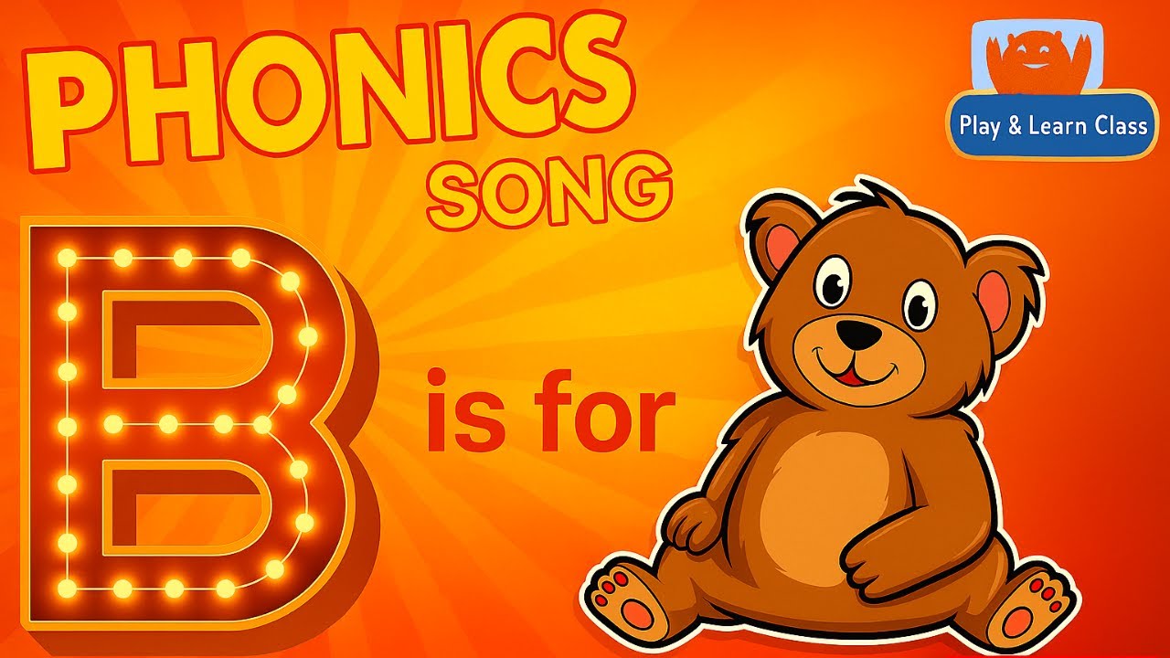Phonics Song for Kids | B is for Bear 🐻 | Learn the Alphabet with Fun ...