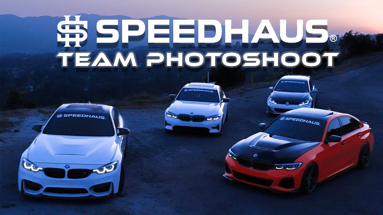 Team photo shoot and 2 epic car events - YouTube