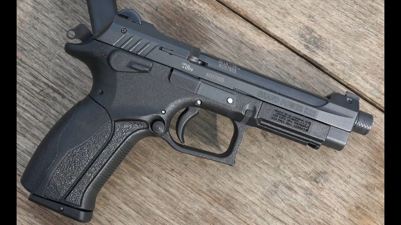K22 Grand Power .22LR Shooting - G's HD Gun Show - YouTube