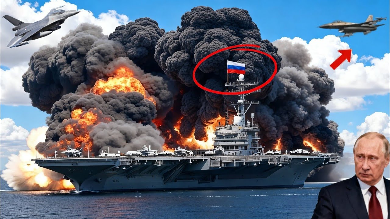 Incredible! A US stealth fighter jet sinks Russia's only aircraft ...